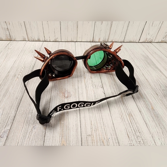 Hand Crafted | Accessories | Rave Steampunk Goggles Gothic Victorian ...